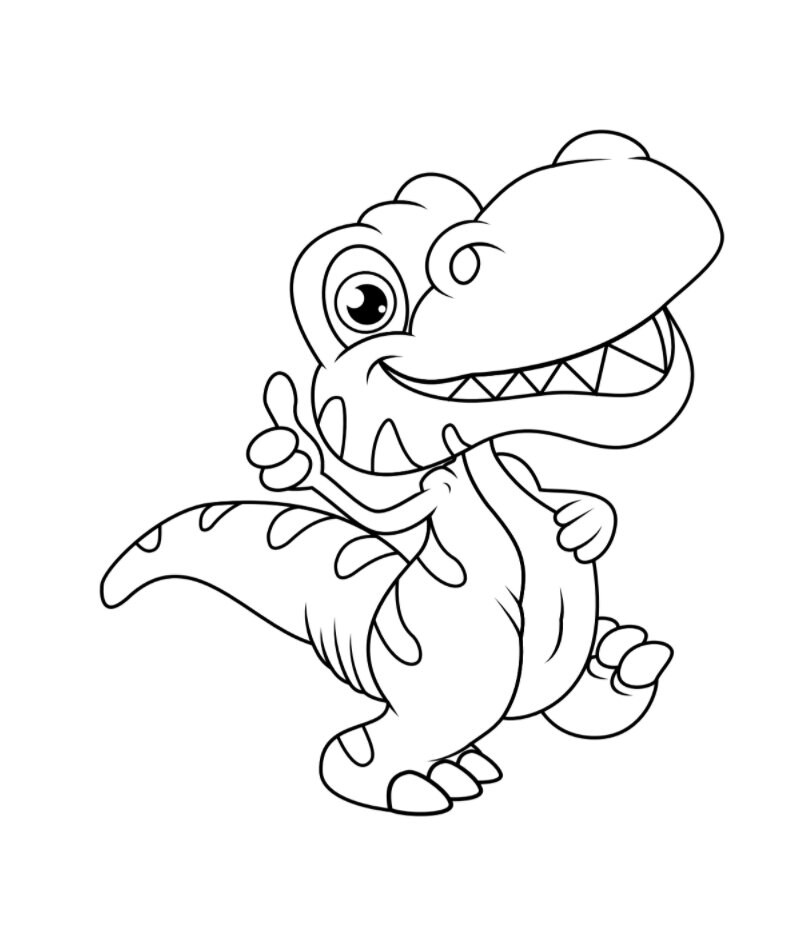 Coloring Page Of Dinosaur Photo Animal Place Dinosaur Coloring Pages 