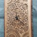 Chip Carved Darkstained Clock. - Etsy