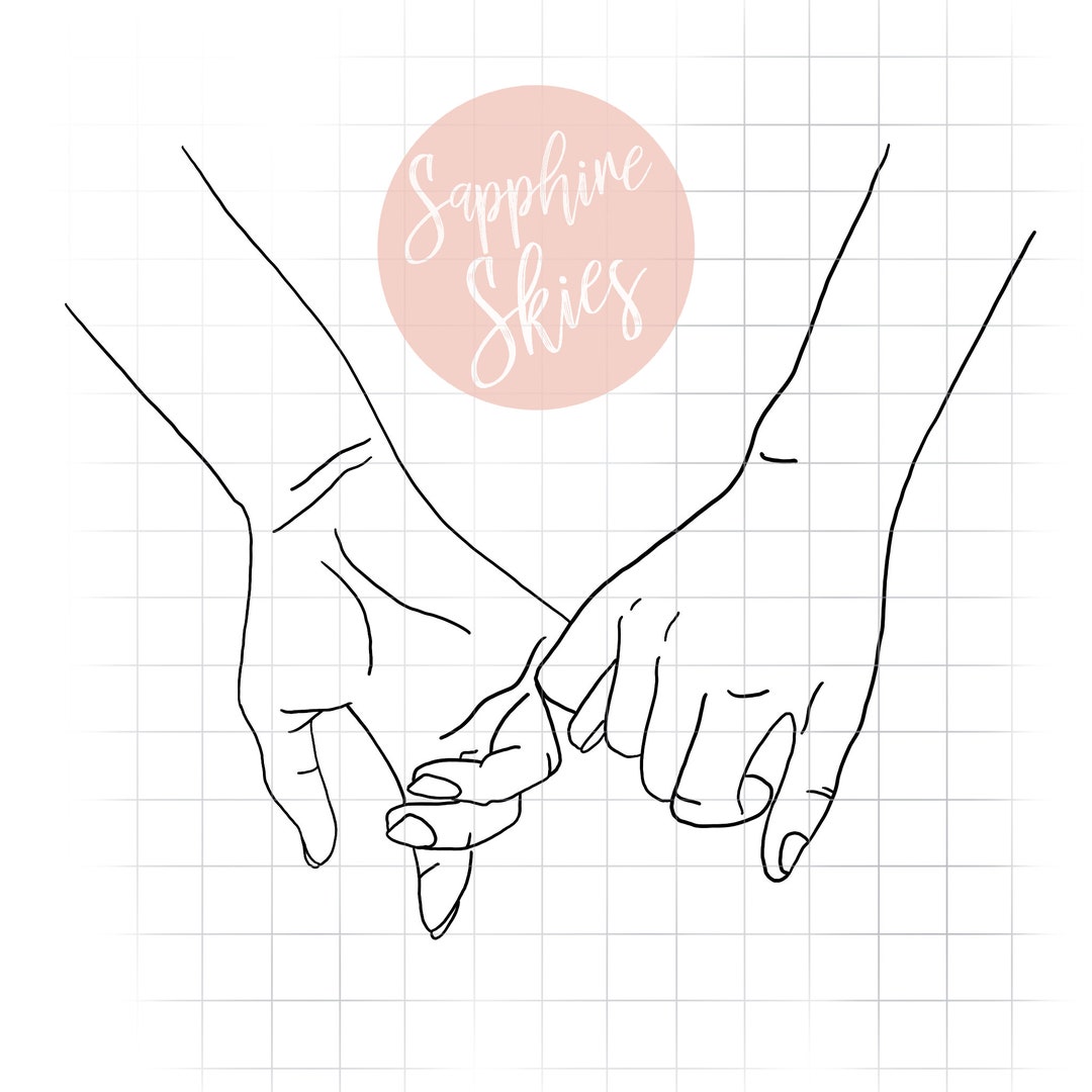 Holding Hands Design Bundle - Etsy