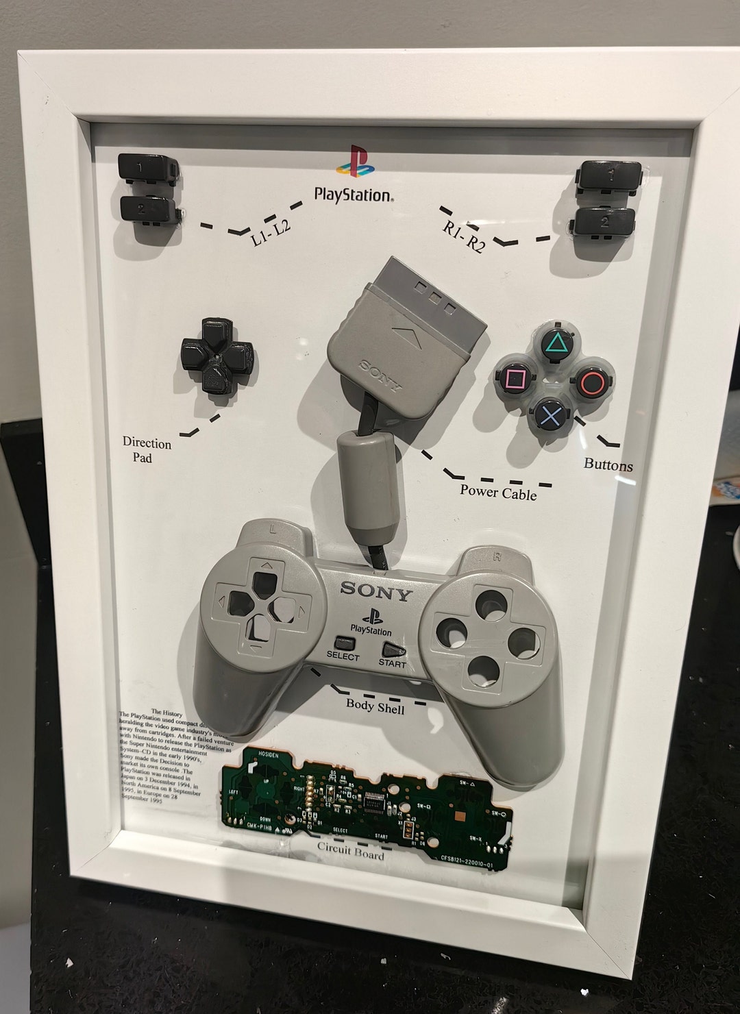 Disassembled Playstation Controller Art - Etsy