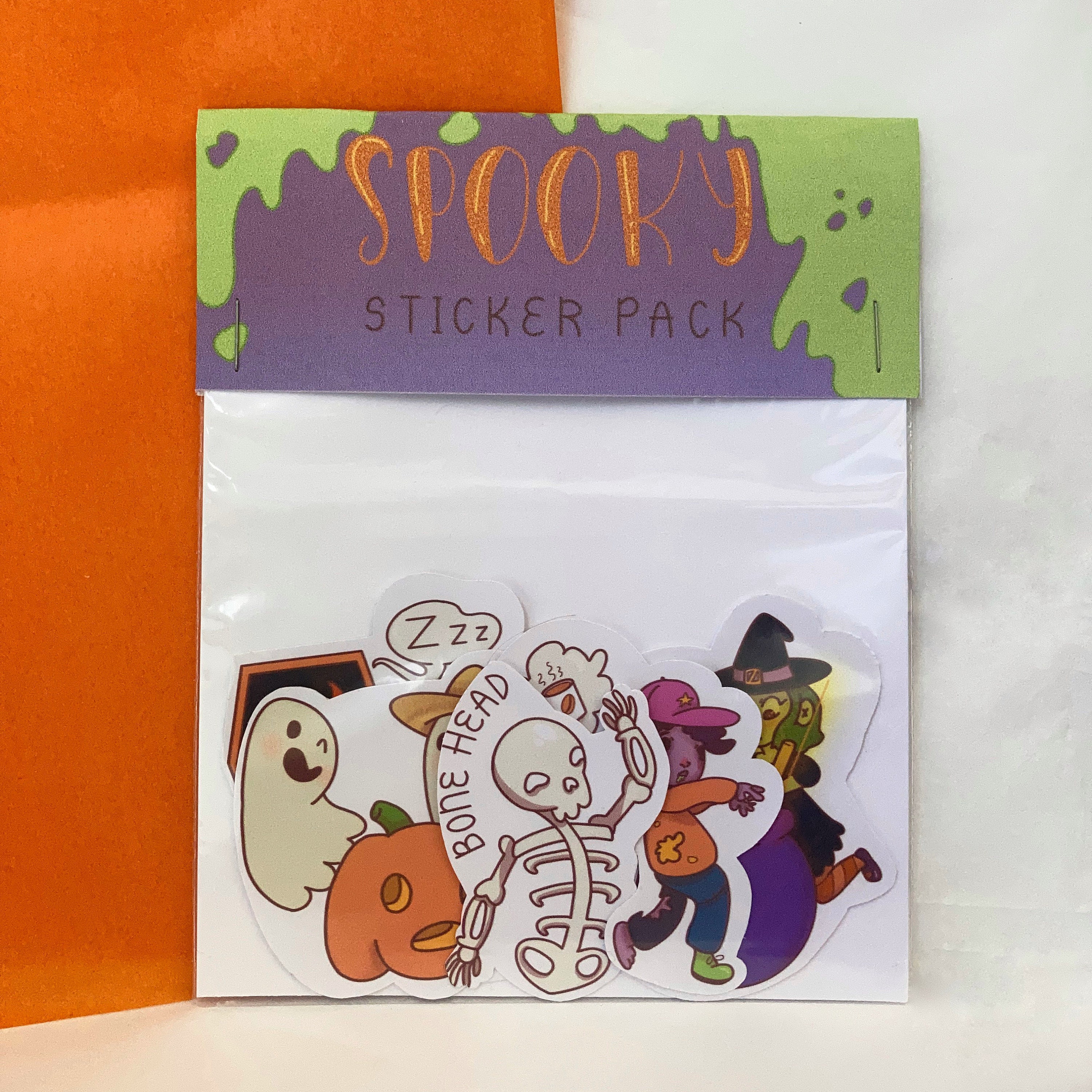 Spooky Sticker Pack - Etsy