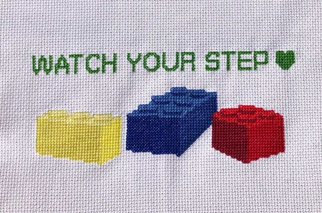 Cross Stitch Pattern for Building Toy Fans - Etsy