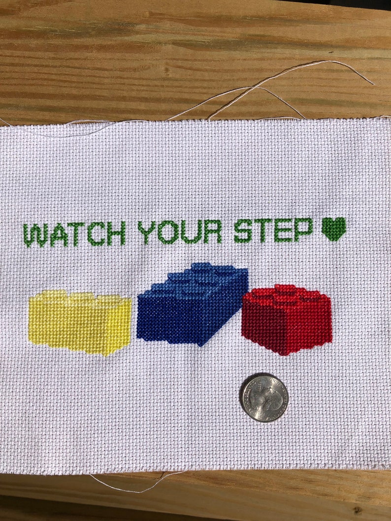 Cross Stitch Pattern for Building Toy Fans - Etsy