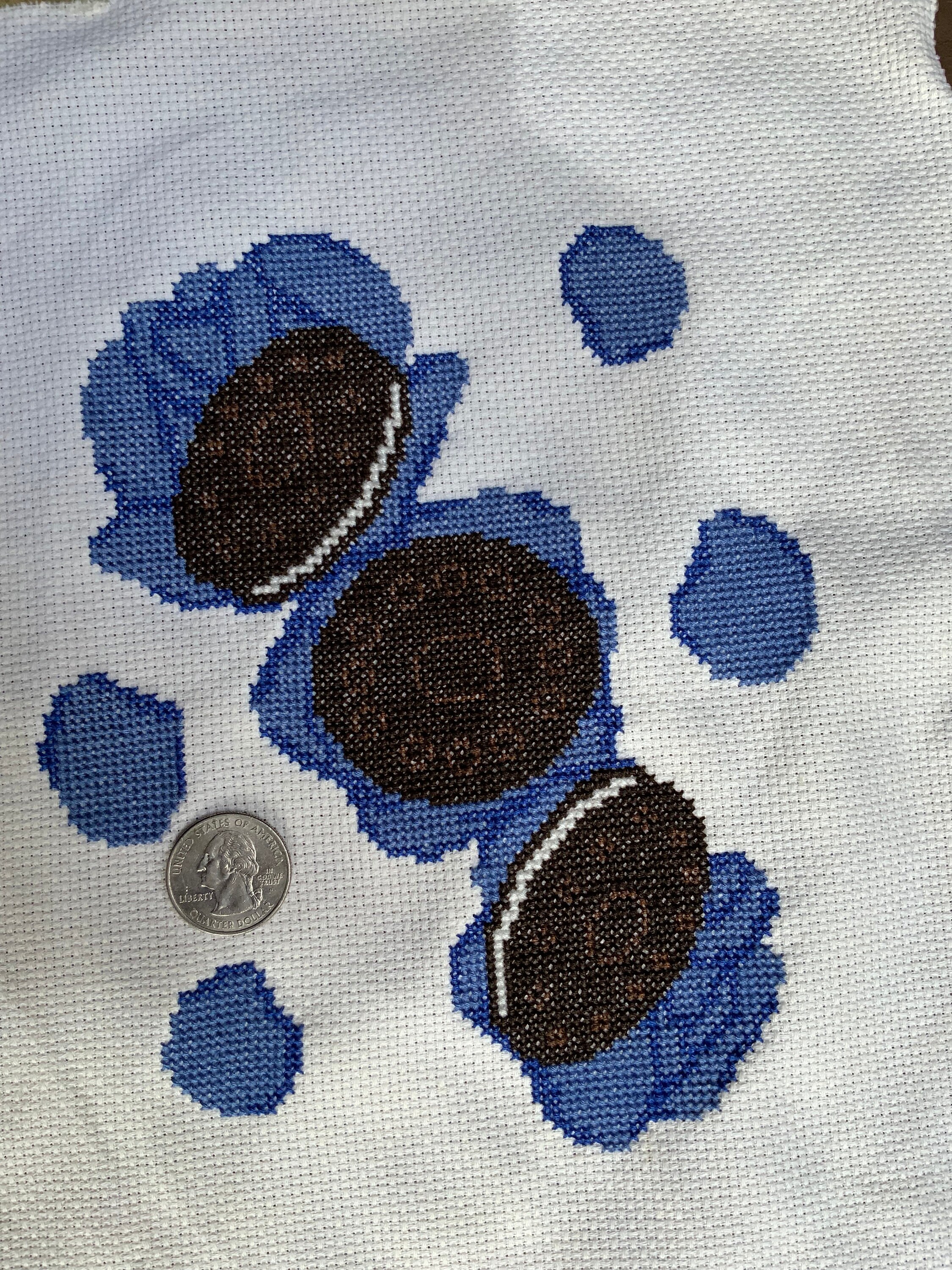 Oreos on Roses Cross Stitch Pattern - Etsy
