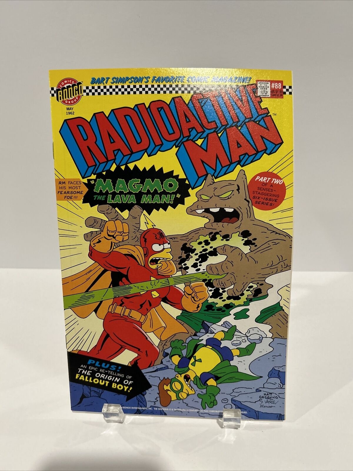 Radioactive Man 88 Nm Bongo Simpsons Comic Book Homer Bart - Etsy