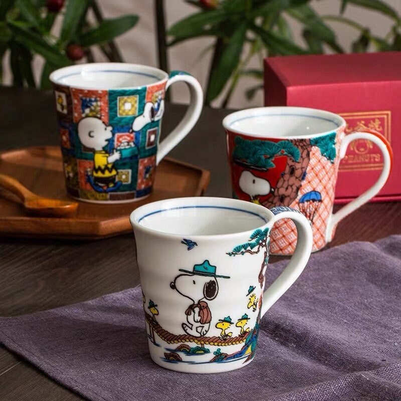 Snoopy Drinking Tea - Etsy