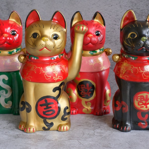 Japanese Waving Good Luck Cat - Etsy