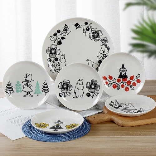 The Moomins Made in Japan Porcelain Plates Set of 4 Rare - Etsy Canada