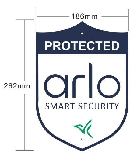 New Arlo Security Yard Sign Aluminum + (2) 3M Arlo Security Stickers - Etsy