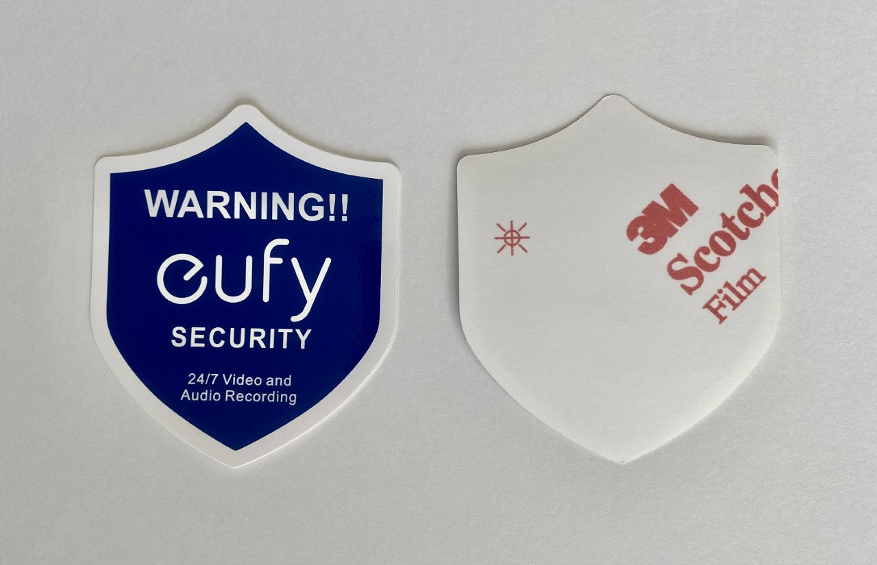 Eufy Security System Stickers 3M High Quality Indoor/outdoor (1stickers ...