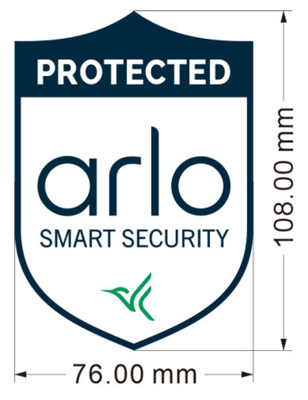 New Large Arlo Indoor / Outdoor Window Stickers - Etsy