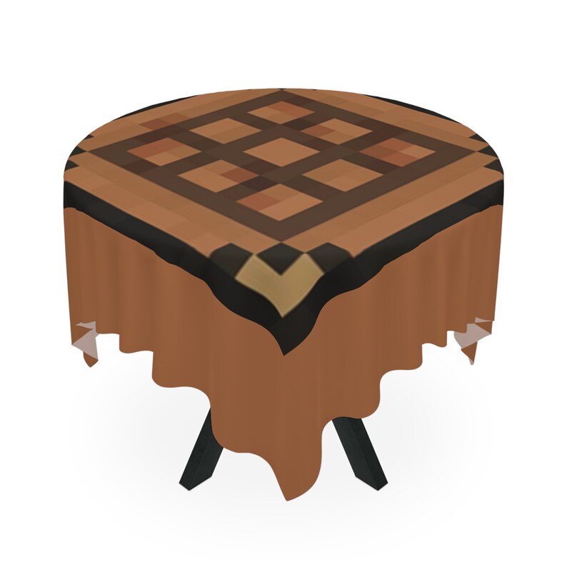 Minecraft Crafting Table Tablecloth - Etsy