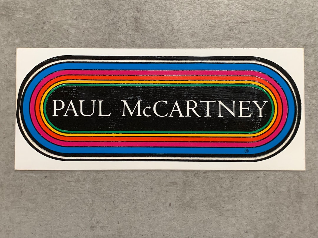 Paul Mccartney Bumper Sticker KLOS 95.5 Mark and Brian Mornings - Etsy