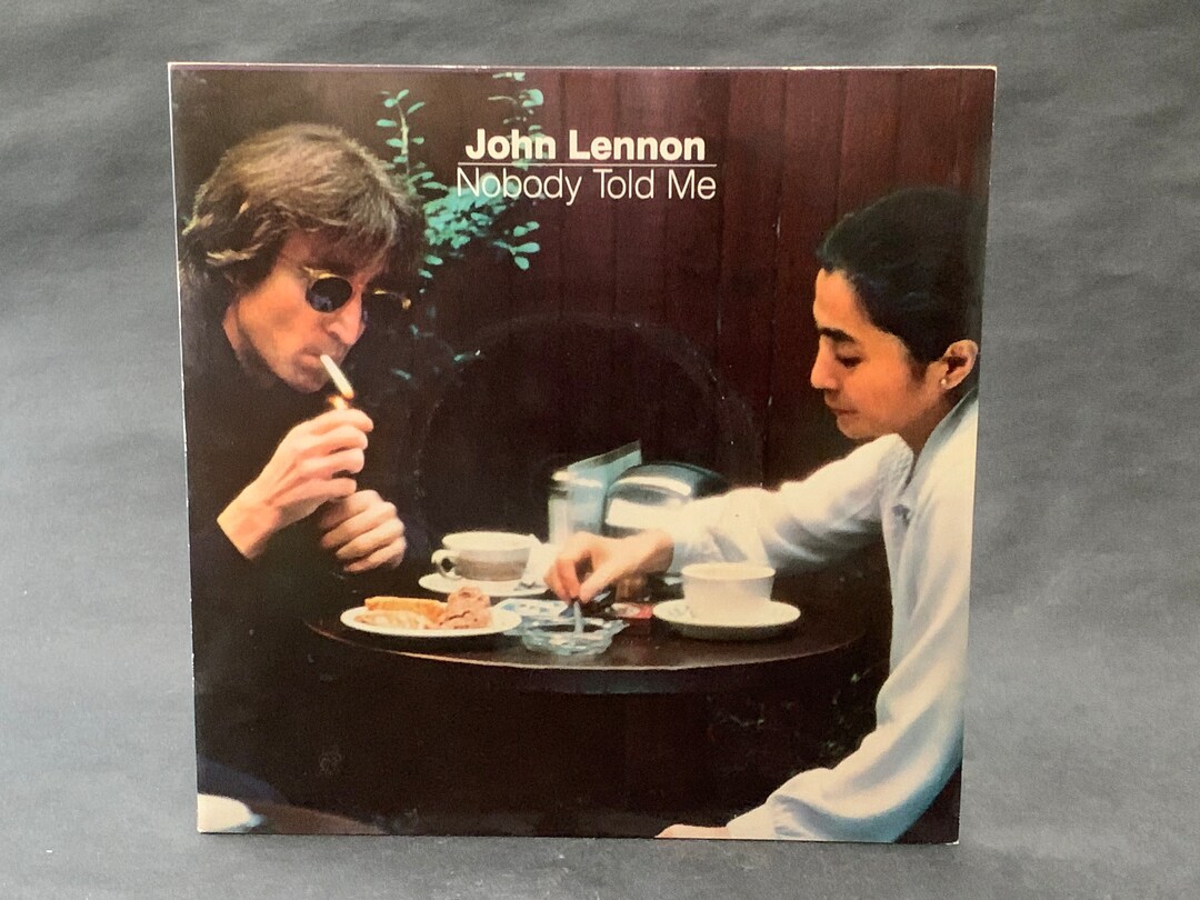 John Lennon Nobody Told Me/ Yoko Ono O'sanity POSP700 1984 Polydor UK 7 ...