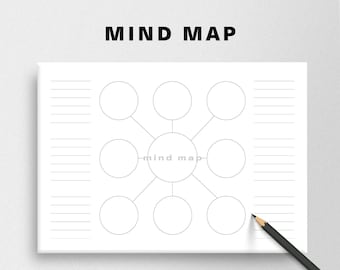 Brain Dump Printable Mind Mapping and Brainstorm Template. A - Etsy