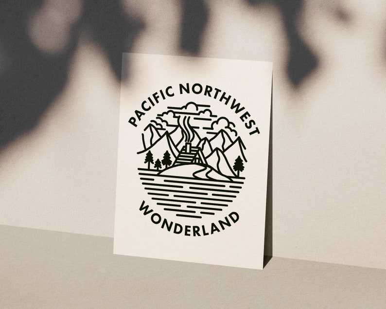 Pacific Northwest Wonderland SVG Digital Download With Multiple File ...