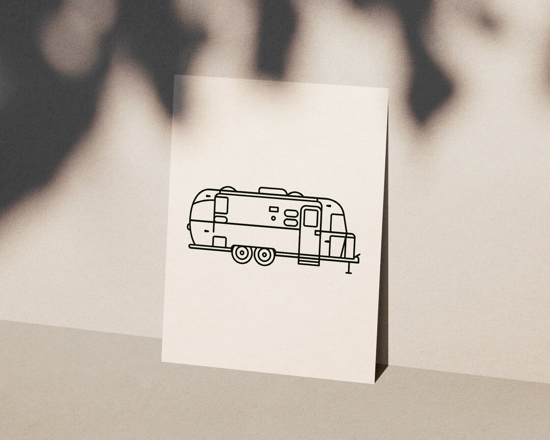 Airstream Van Life SVG Digital Download With Multiple File Types for ...