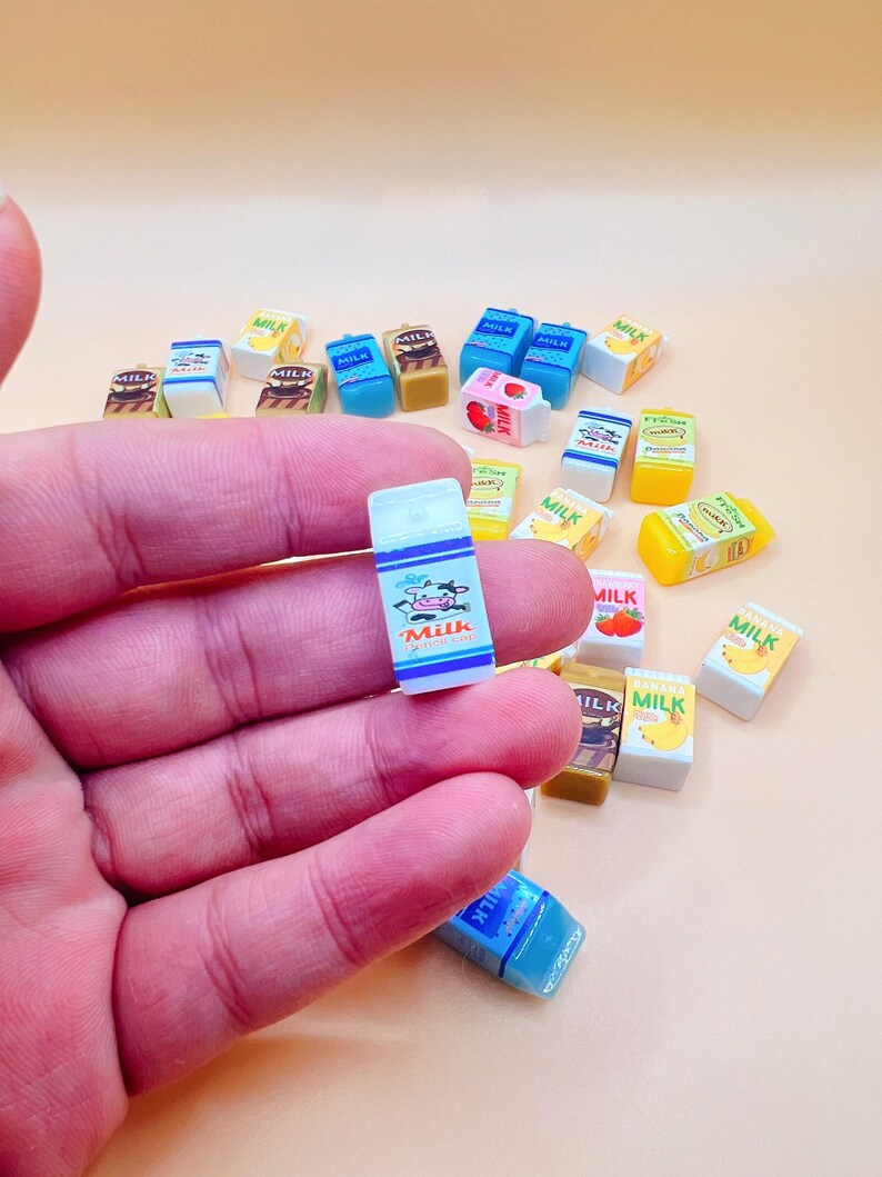 Miniature Milk Set, Miniature Magnet, Miniature Drink, Miniature Food ...
