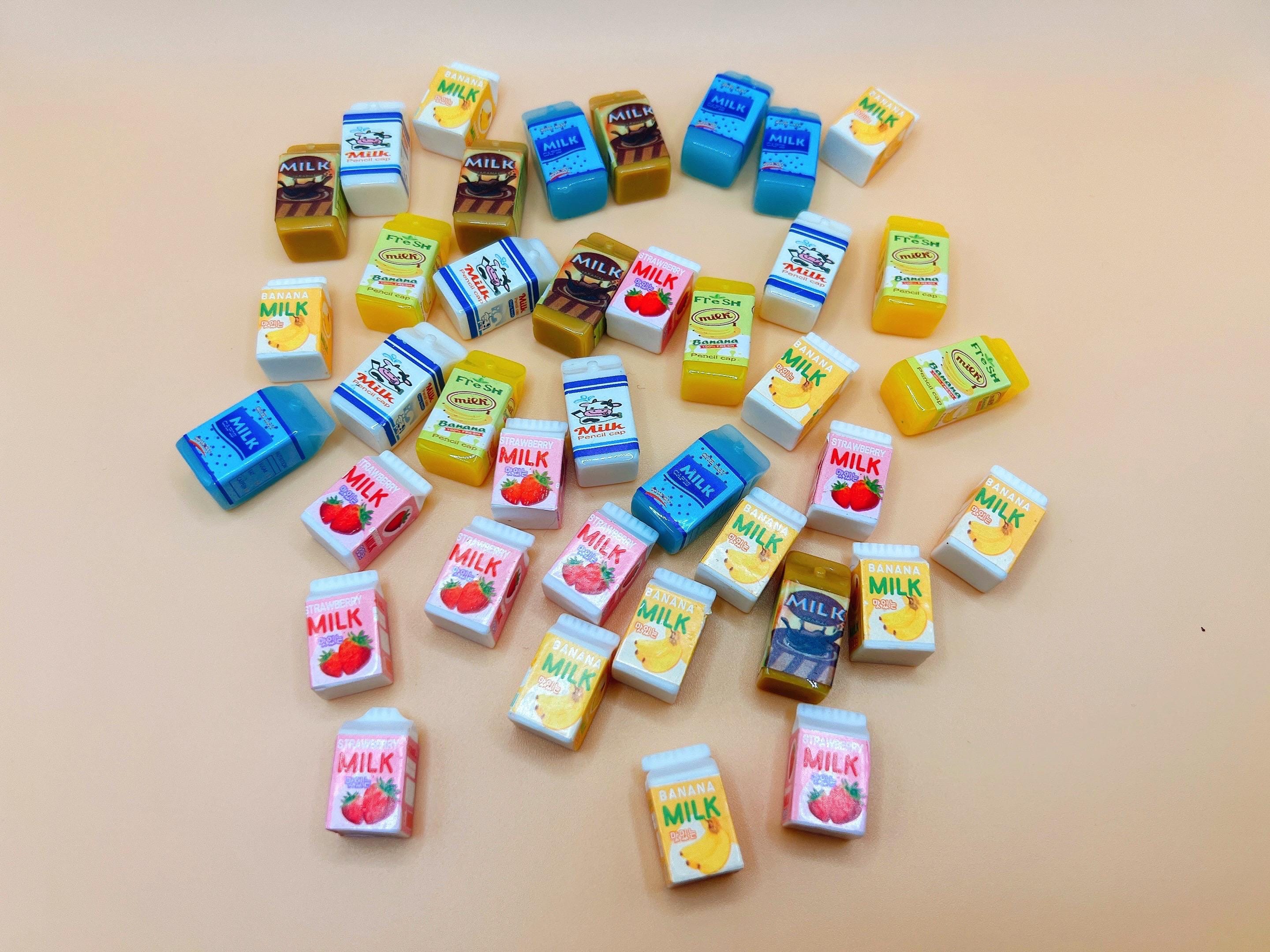 Miniature Milk Set, Miniature Magnet, Miniature Drink, Miniature Food ...