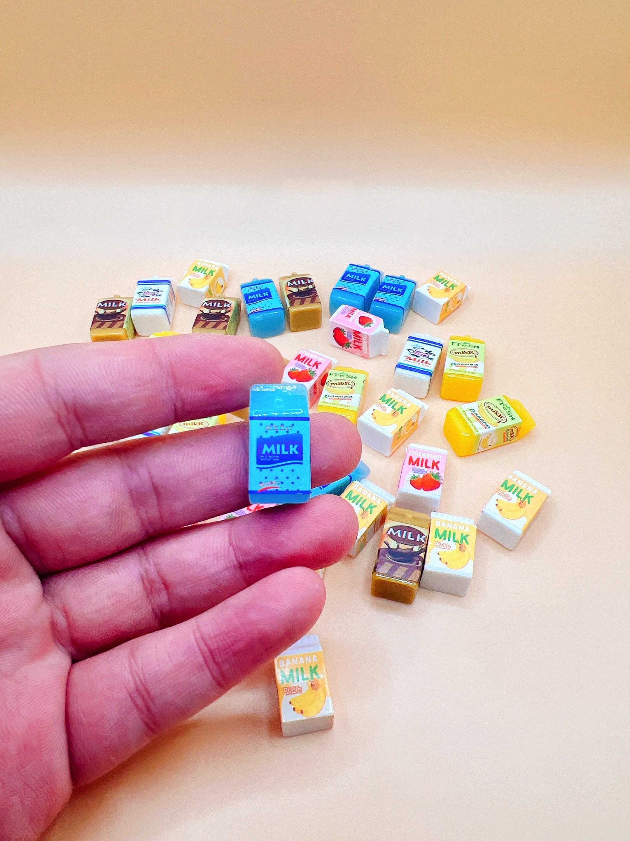 Miniature Milk Set, Miniature Magnet, Miniature Drink, Miniature Food ...
