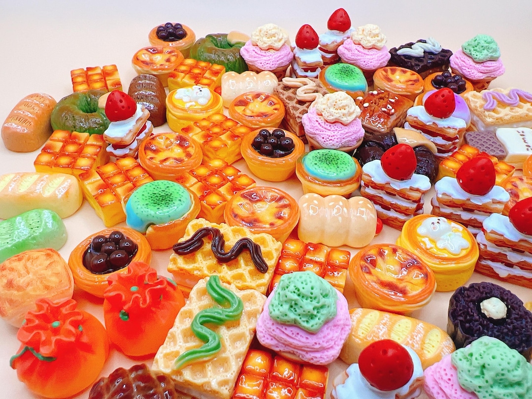 Miniature Food Magnet Set,miniature Food, Miniature Cake, Miniature ...