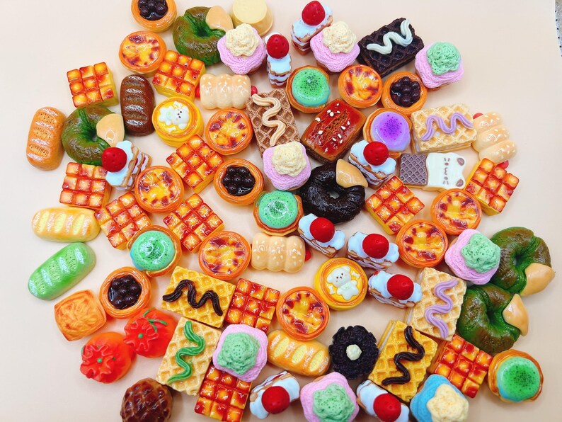 Miniature Food Magnet Set,miniature Food, Miniature Cake, Miniature ...