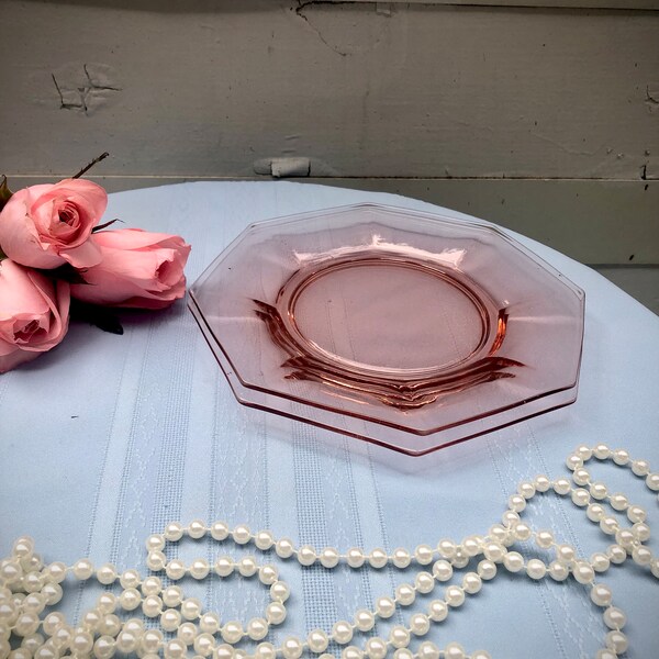 Pink Plate Set - Etsy