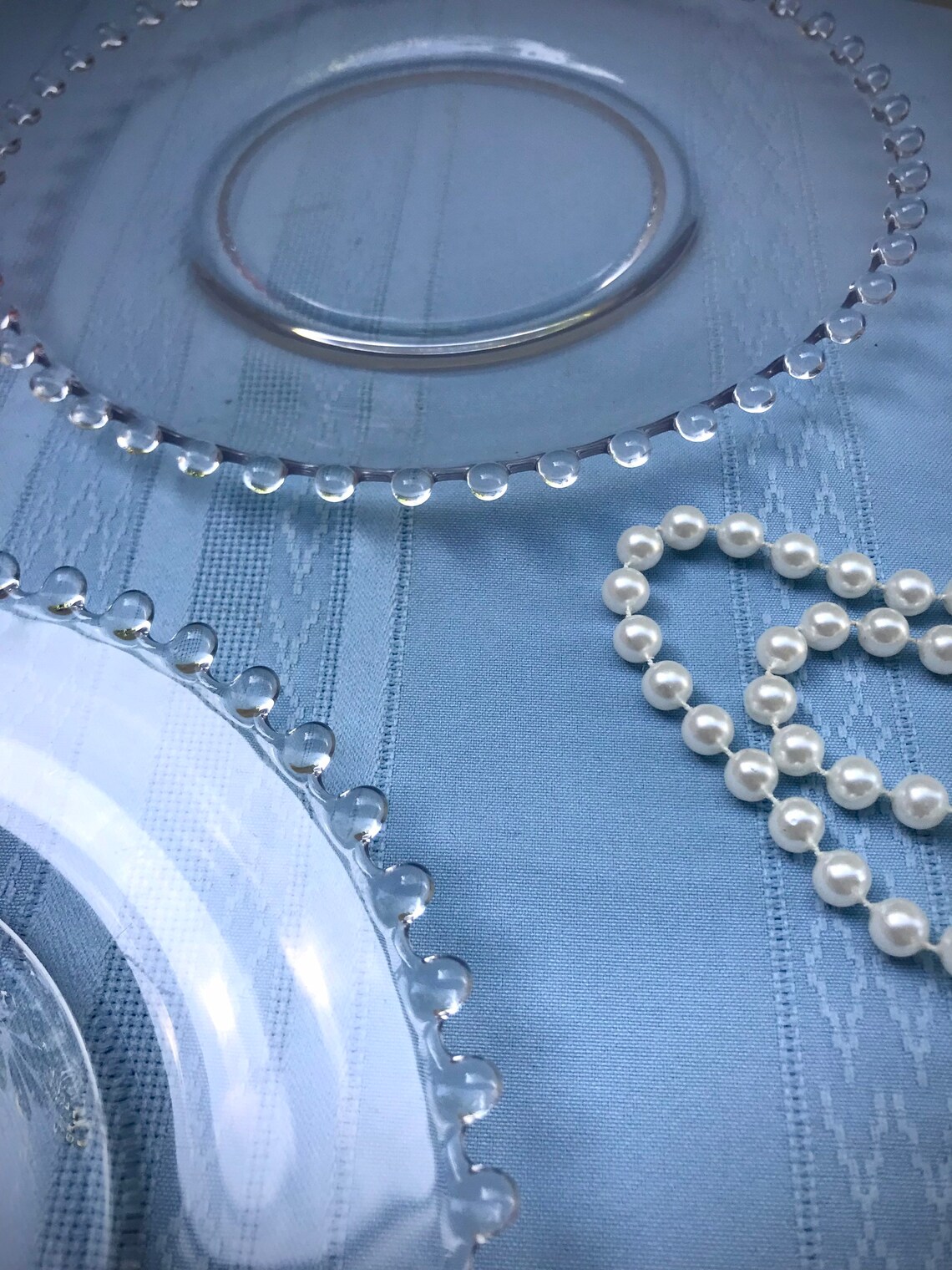 Vintage Candlewick Glass Salad Plates, Set of 2 - Etsy
