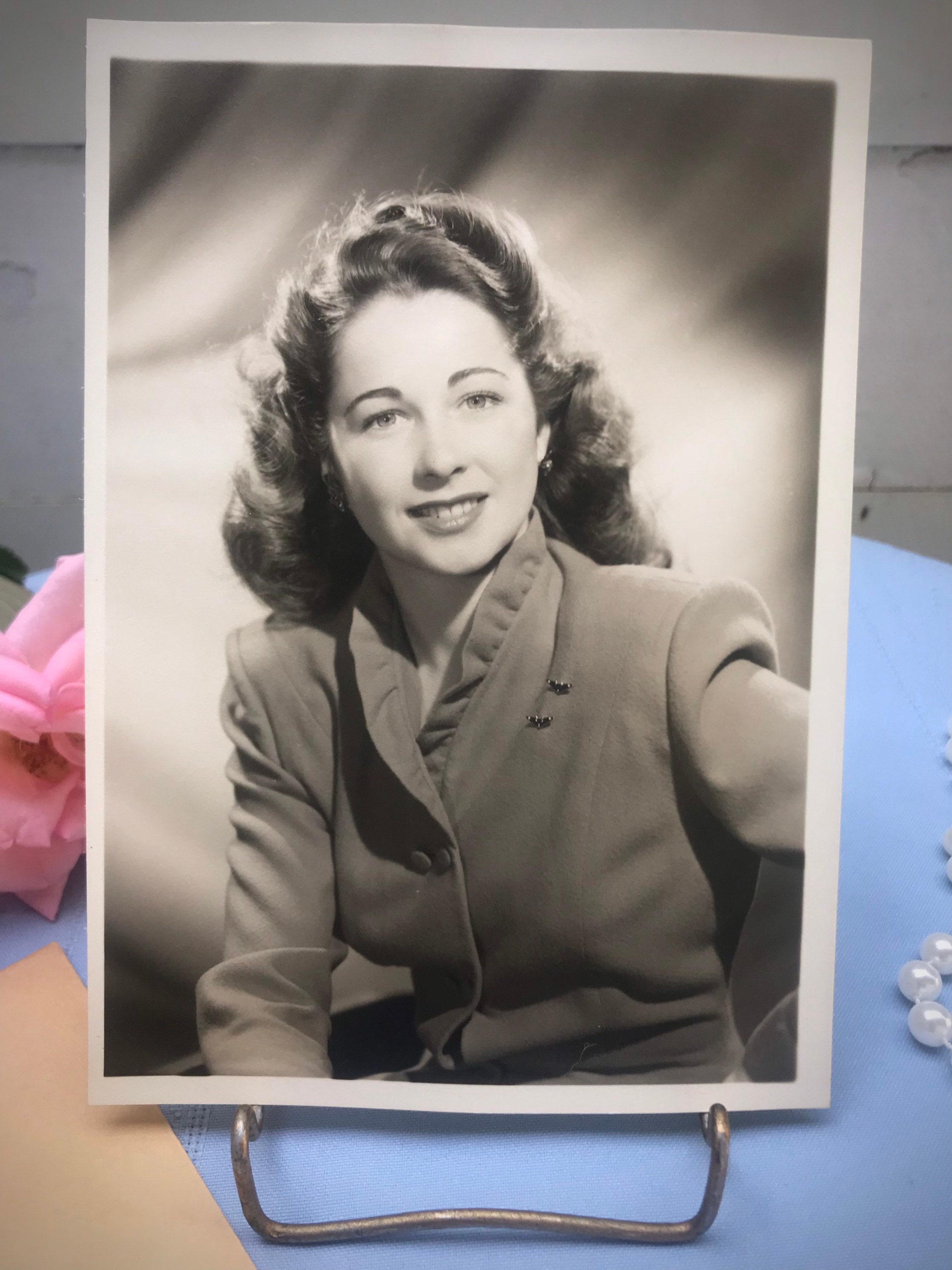 Vintage Headshot of Margie Stewart, Official Poster Girl of the US Army ...