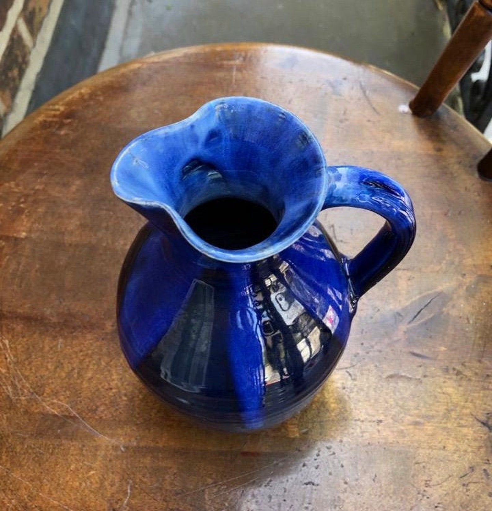 YOUGHAL Vintage Irish Signed Studio Pottery Hand-thrown Drip - Etsy