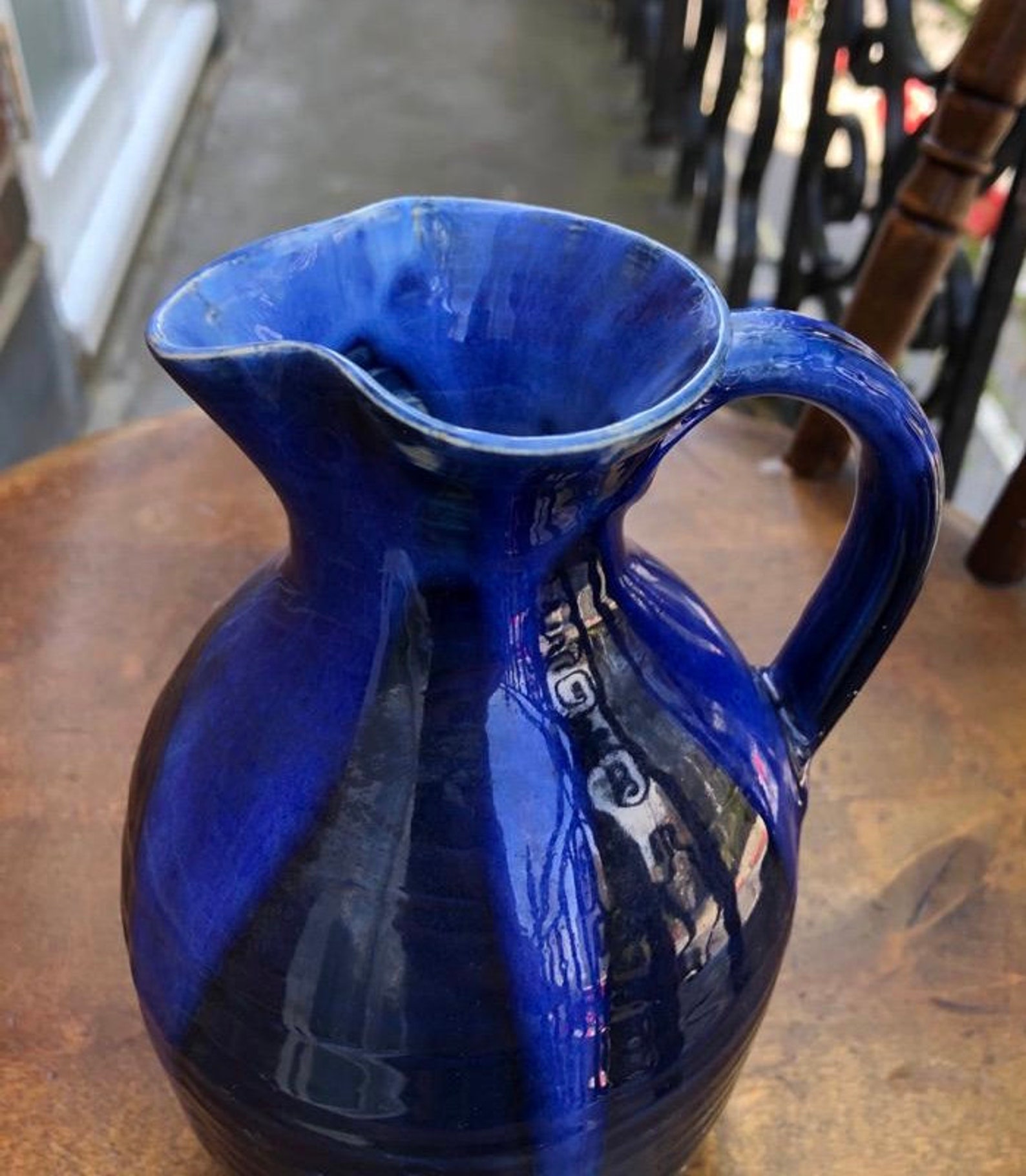 YOUGHAL Vintage Irish Signed Studio Pottery Hand-Thrown Drip | Etsy