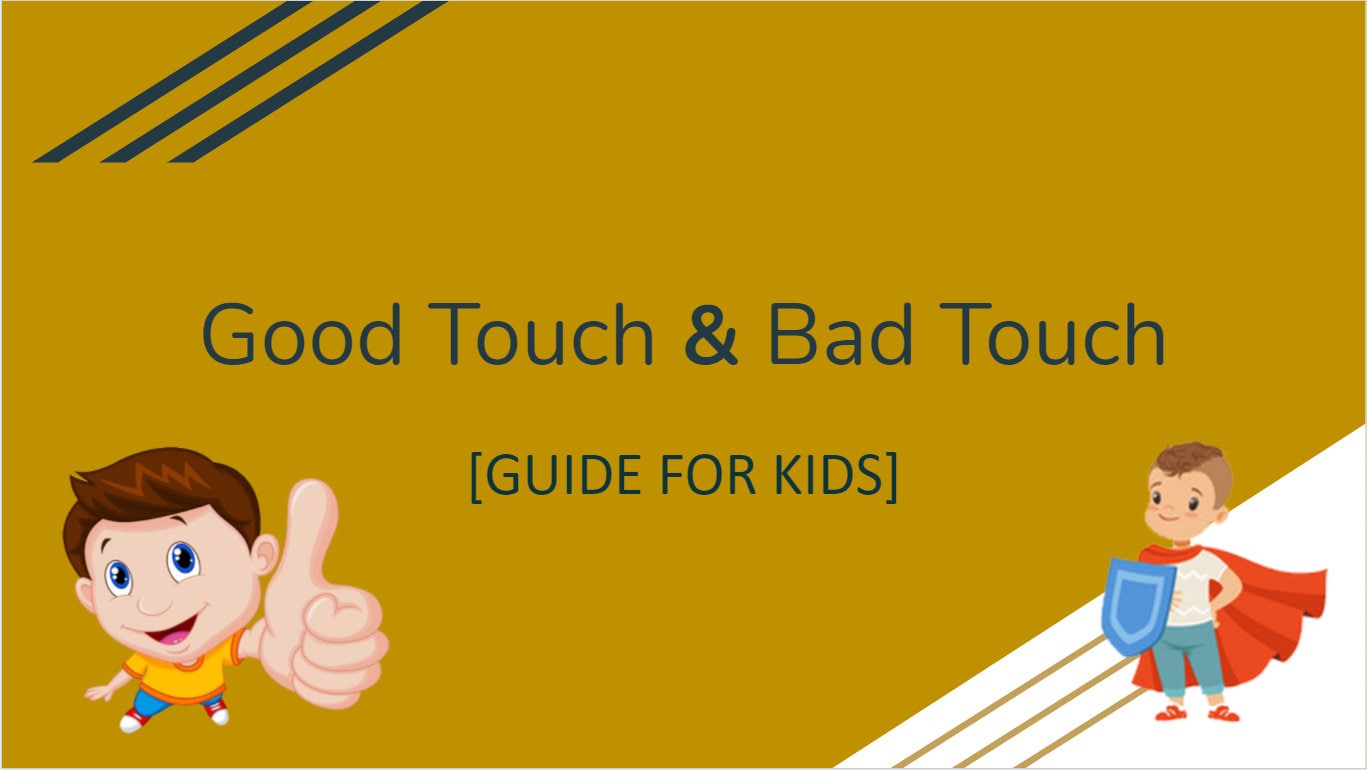 Good & Bad Touch Learning [guide for Kids] [digital Download ...
