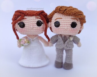 PATTERN Bride & Groom Amigurumi / Amigurumi Crochet Doll Pattern ...