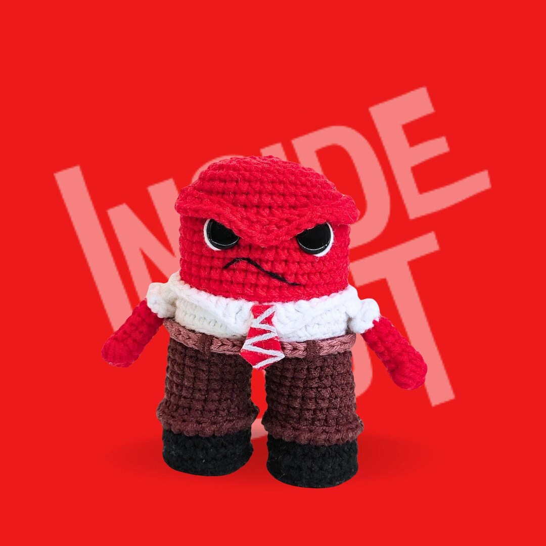 Anger Amigurumi Crochet Pattern, Funko Pop Style (PDF) - Etsy