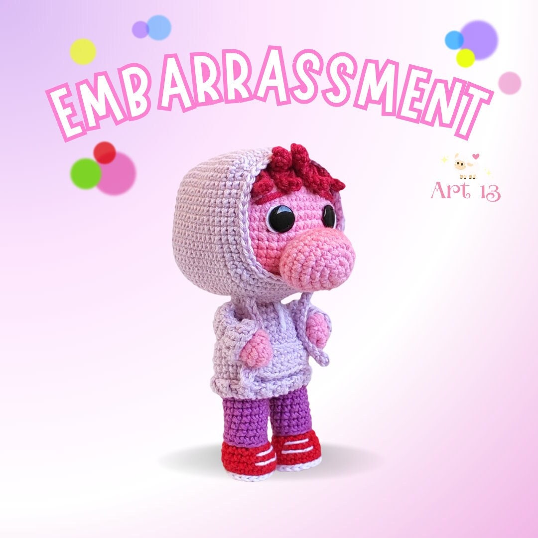 Embarrassment Crochet Pattern, Amigurumi Pattern, PDF English Pattern ...