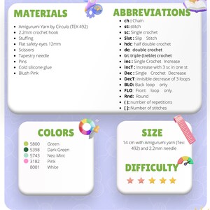 Disgust Crochet Pattern, Amigurumi Pattern, PDF English Pattern, Funko ...