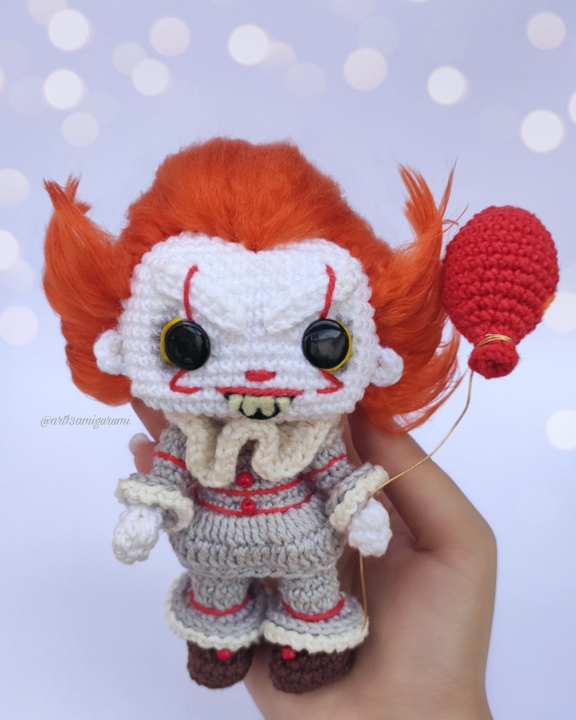 Pennywise Funko Pattern amigurumi Funko Amigurumi Pattern - Etsy