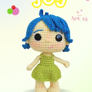 Inside Out Crochet Pattern, Amigurumi Funko Pop (PDF) - Etsy