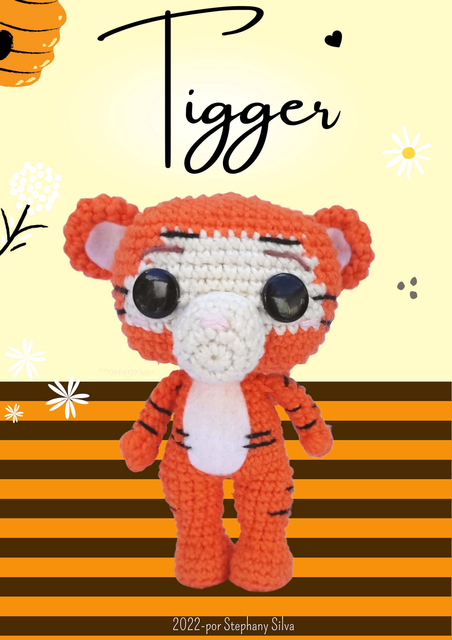 Tigger Amigurumi Pattern Amigurumi English / Crochet Pattern - Etsy
