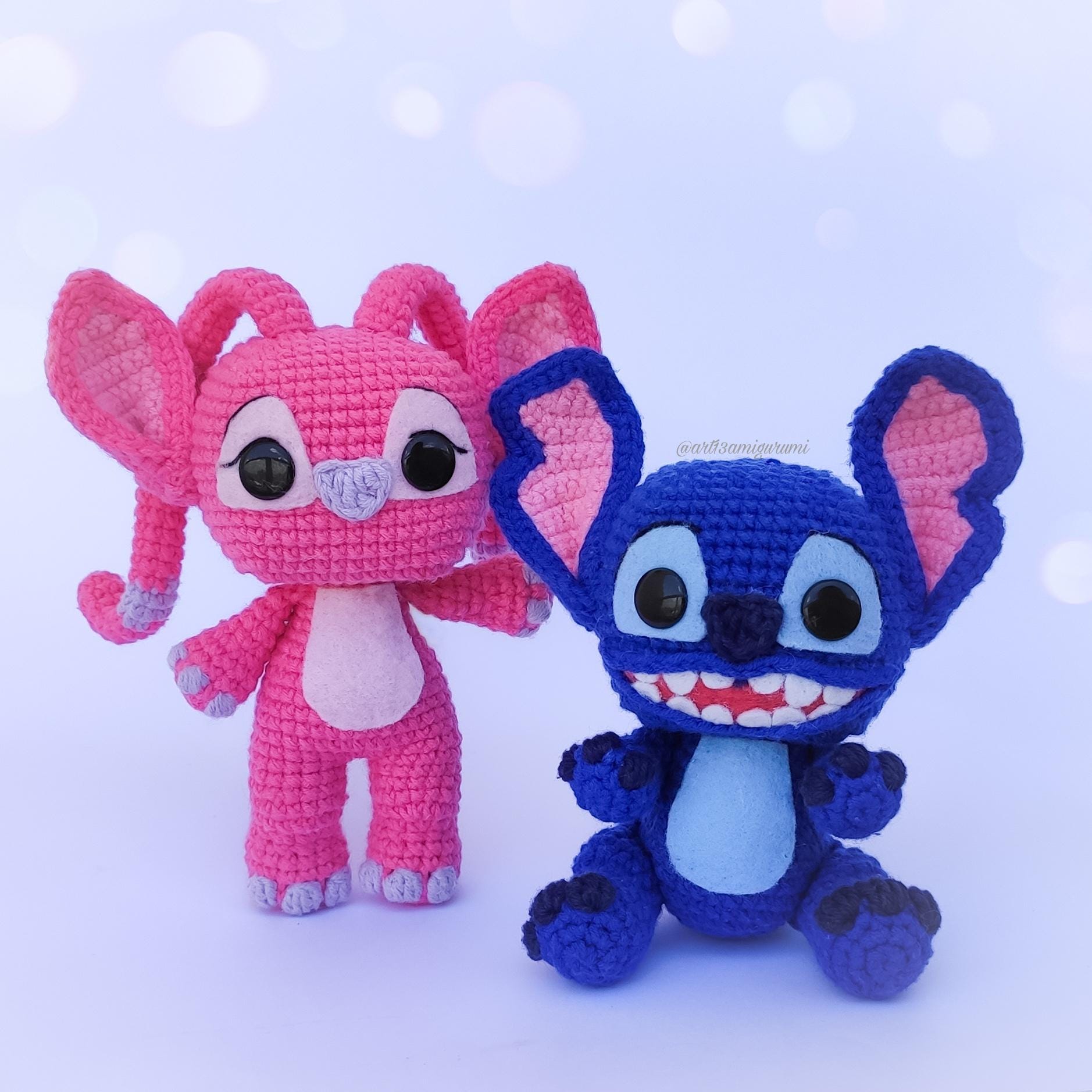 Stitch, Angel, and Scrump Crochet Patterns – Amigurumi PDF in English ...