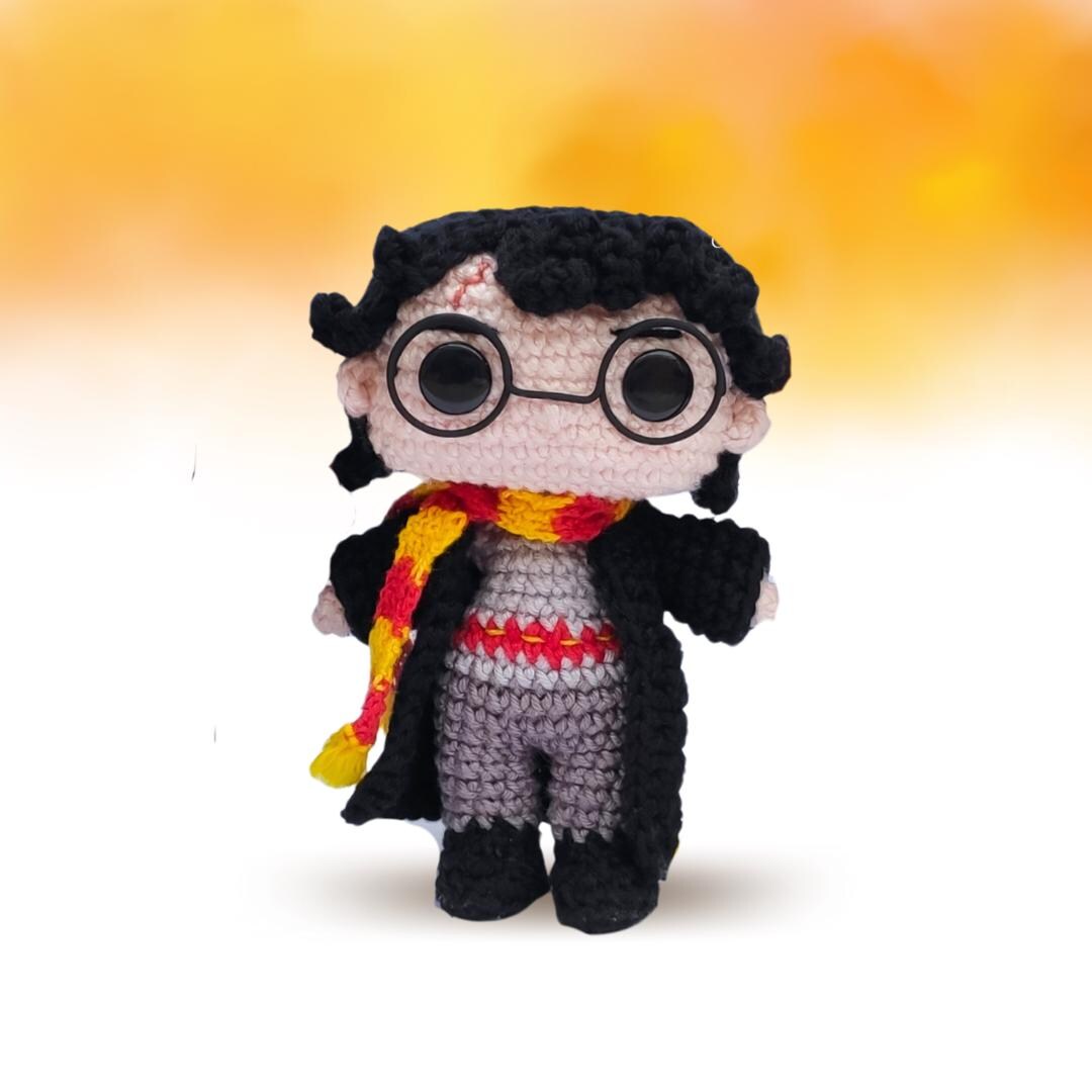 5 Patterns in PDF - Witches and Wizards Combo PDF - Crochet Doll ...