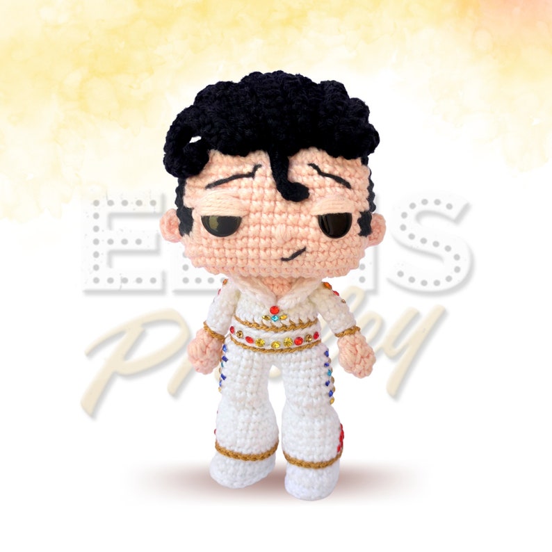 Elvis Presley Crochet Pattern Amigurumi Pattern PDF English - Etsy