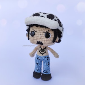 Trafalgar Law (one Piece) Crochet Pattern, Amigurumi Pattern, PDF ...