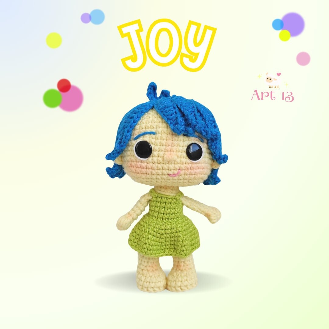Joy Crochet Pattern, Amigurumi Pattern, PDF English Pattern, Funko Pop ...