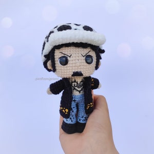 Trafalgar Law (one Piece) Crochet Pattern, Amigurumi Pattern, PDF ...