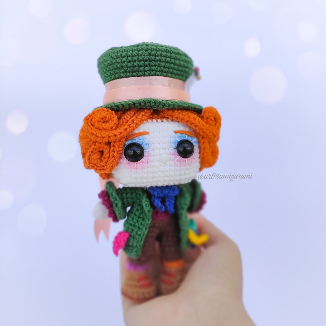 Mad Hatter Crochet Pattern, Amigurumi Pattern, PDF English Pattern ...