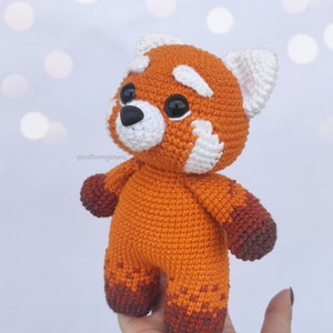 Red Panda Crochet Pattern / Amigurumi Pattern - Etsy