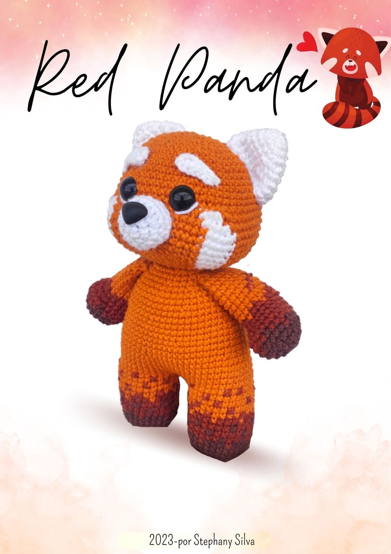 Red Panda Crochet Pattern / Amigurumi Pattern - Etsy