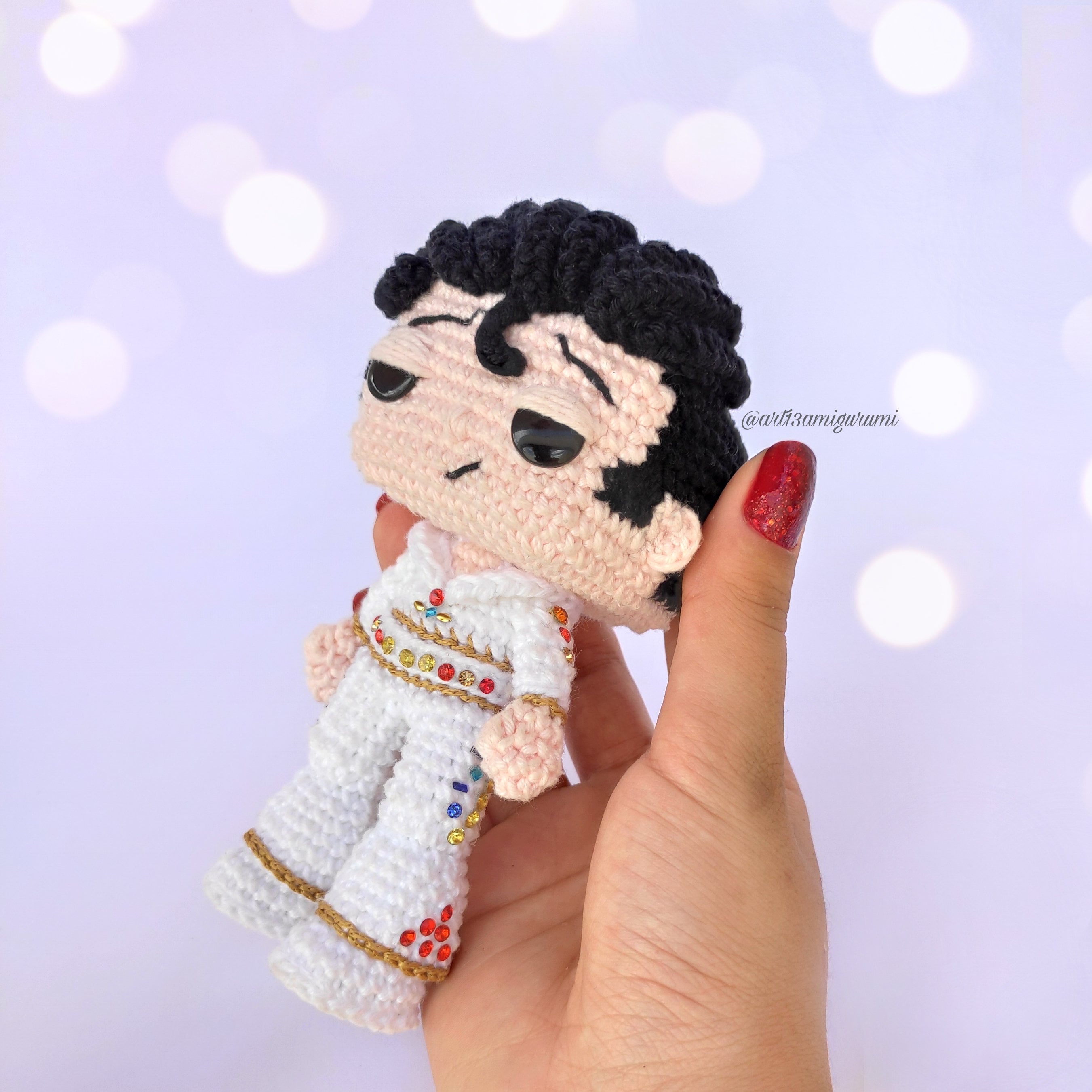 Elvis Presley Crochet Pattern Amigurumi Pattern PDF English - Etsy UK