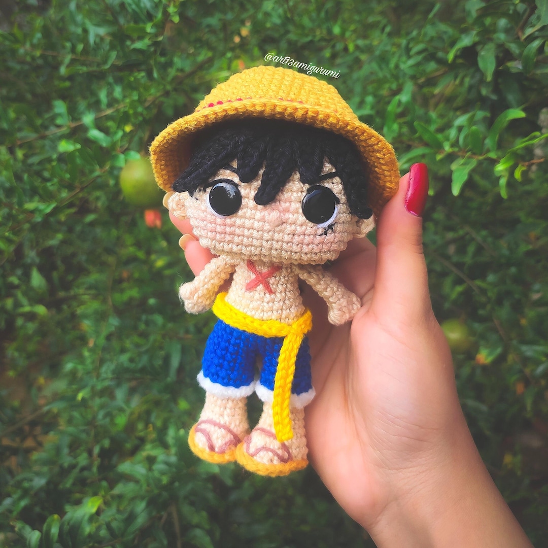 Luffy Crochet Pattern, Funko Pop Style Amigurumi (PDF English Pattern ...